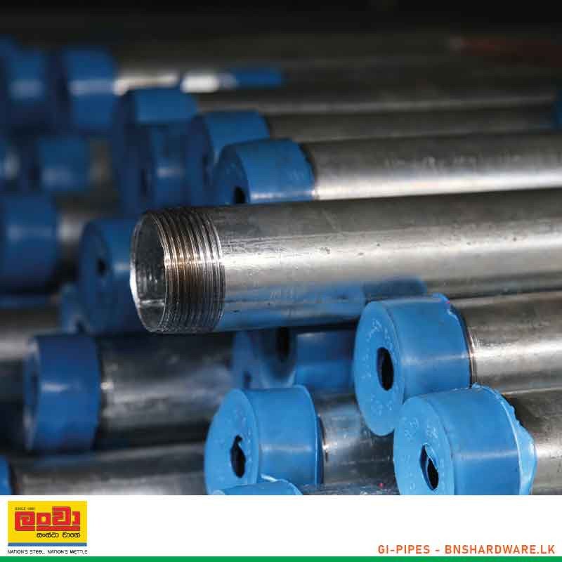 Lanwa Steel Round Tube 1½ Inches (GI Pipes) - 5.8 Meter (G P Sheet ...